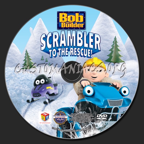 Bob The Builder Scrambler To The Rescue Dvd Label Dvd Covers And Labels By Customaniacs Id