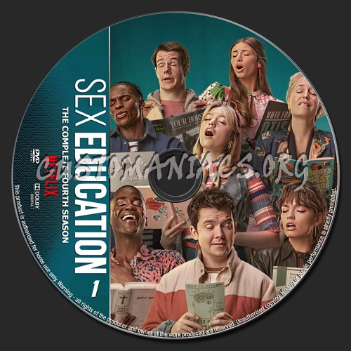 Sex Education Season 4 Dvd Label Dvd Covers And Labels By Customaniacs