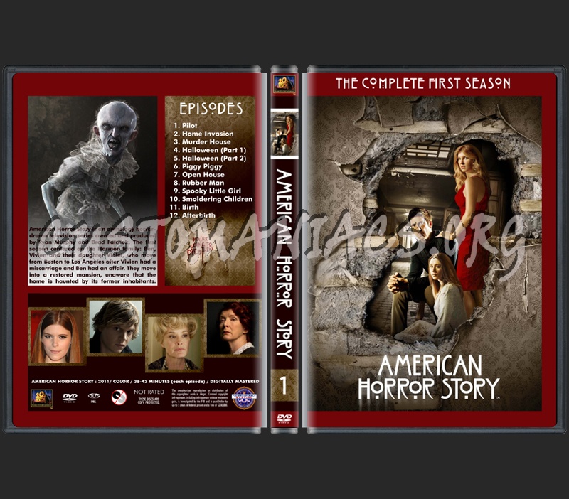 American Horror Story Season One Dvd Cover Dvd Covers And Labels By