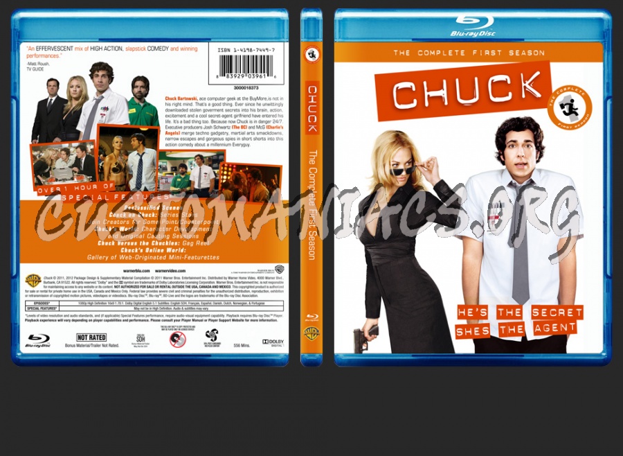 Chuck Season 1 Blu Ray Cover Dvd Covers And Labels By Customaniacs Id 167992 Free Download